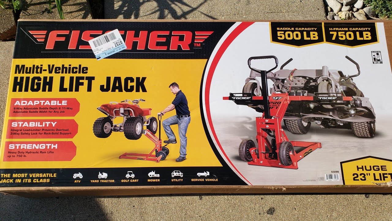 Fischer Mower lift - YouTube