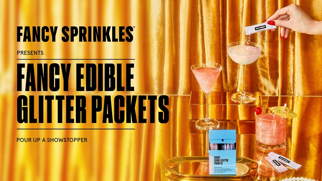 Transform Your Cocktails | Fancy Edible Glitter Packets | 30 | FANCY ...