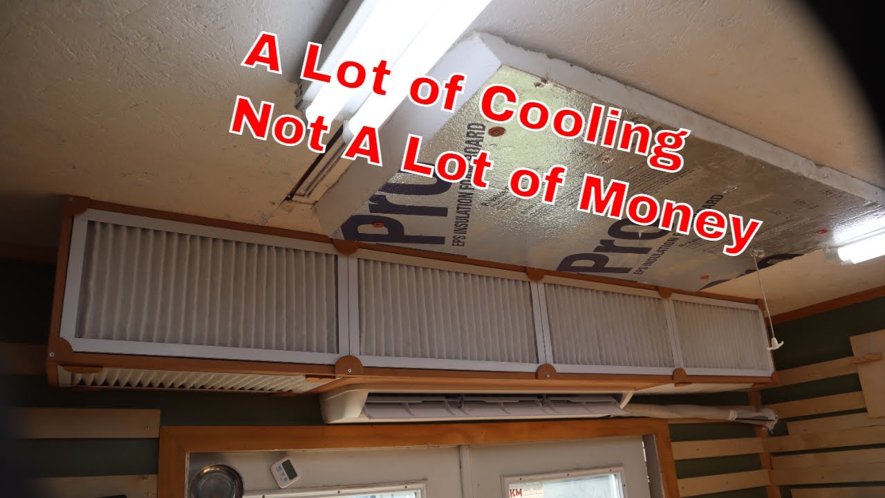 How To Install A Mini Split Ac In Your Shop as cheap as possible - YouTube