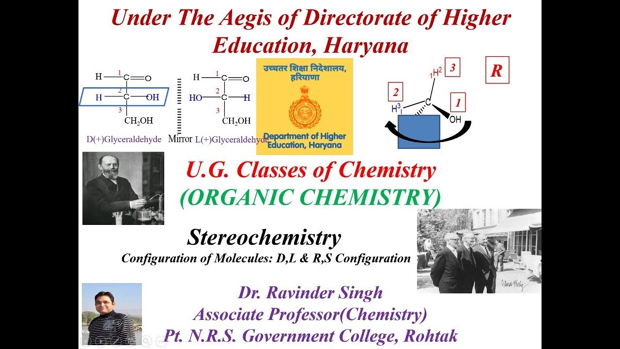 Stereochemistry Part 7 D,L & R,S Configuration - YouTube