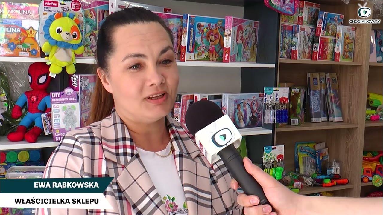 CHOCIANÓW. Nowy sklep papierniczy na Rynku - YouTube