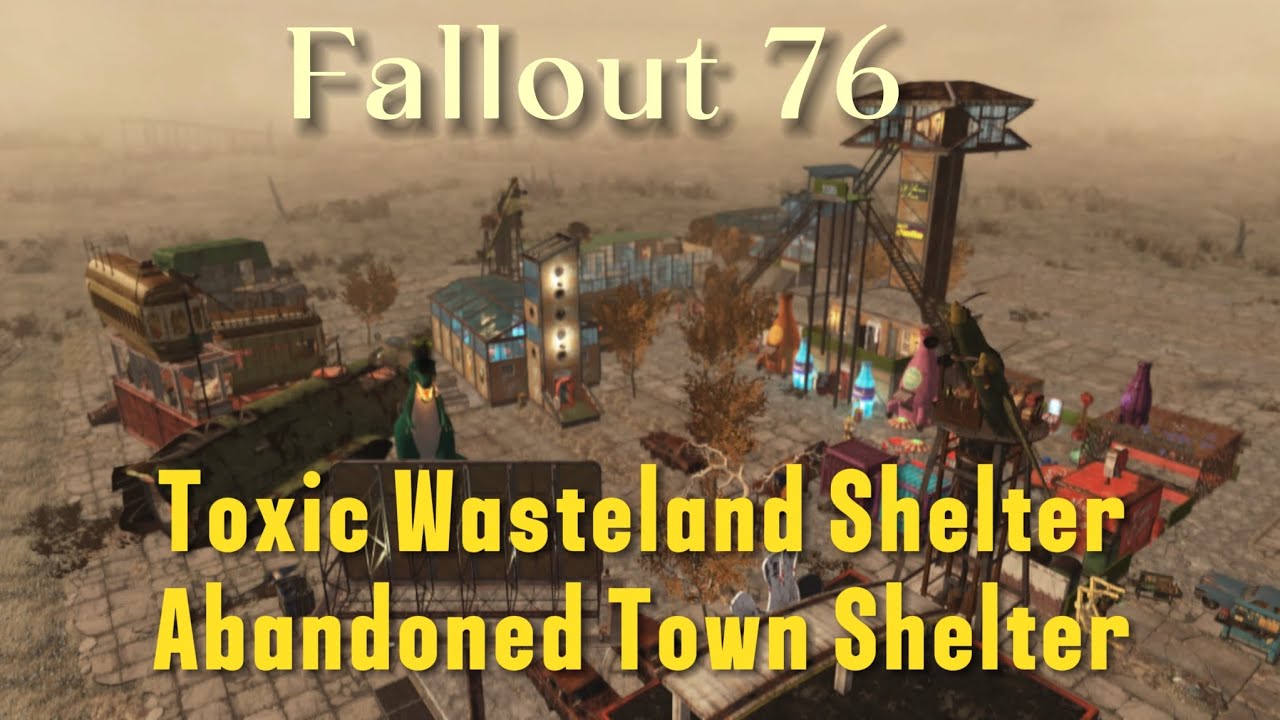 Abandoned Town Toxic Wasteland Shelter Fallout 76 #fallout # ...
