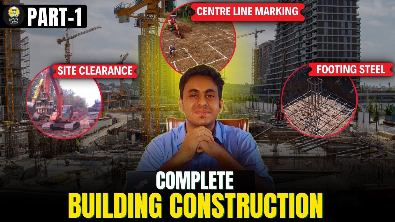 Complete Guide to Building Construction || Step-by-Step Guide | Akshay ...