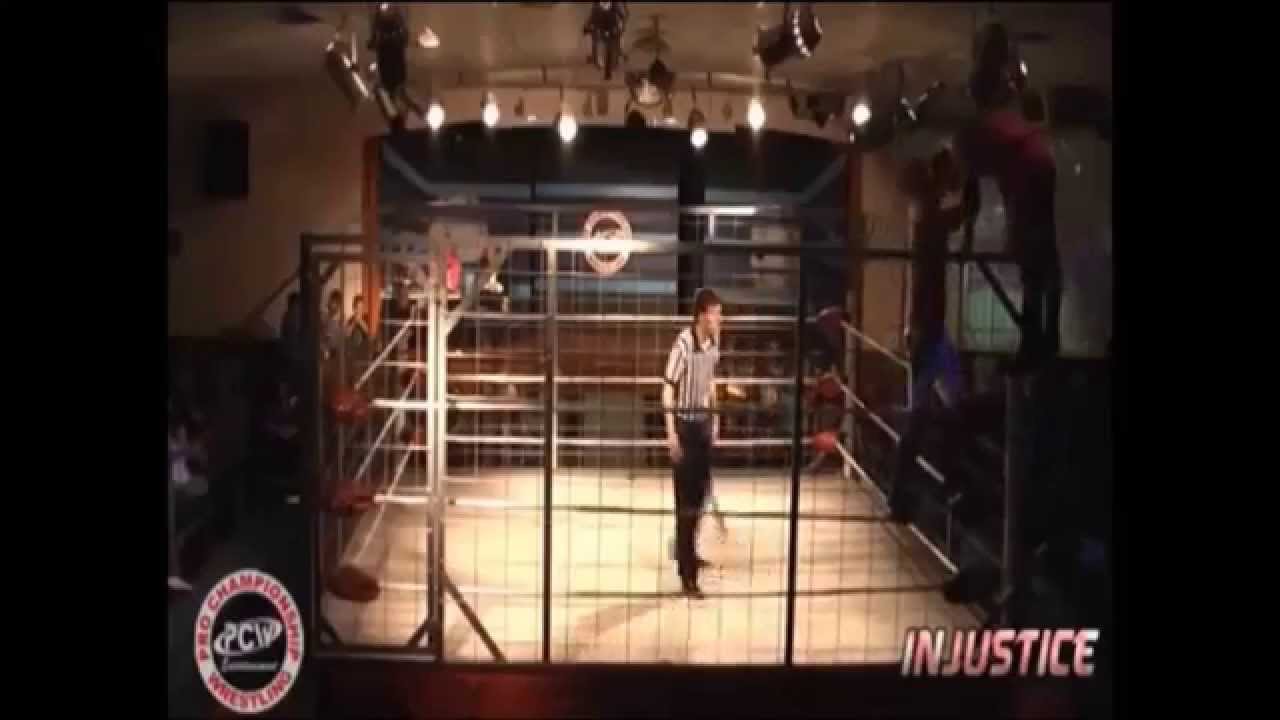 PCW Steel Cage Match - FanTabulous Micky Jackson vs Danny Psycho - YouTube