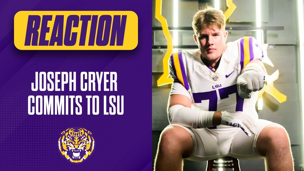 LSU lands ANOTHER Louisiana commitment Joseph Cryer | LSU Football ...