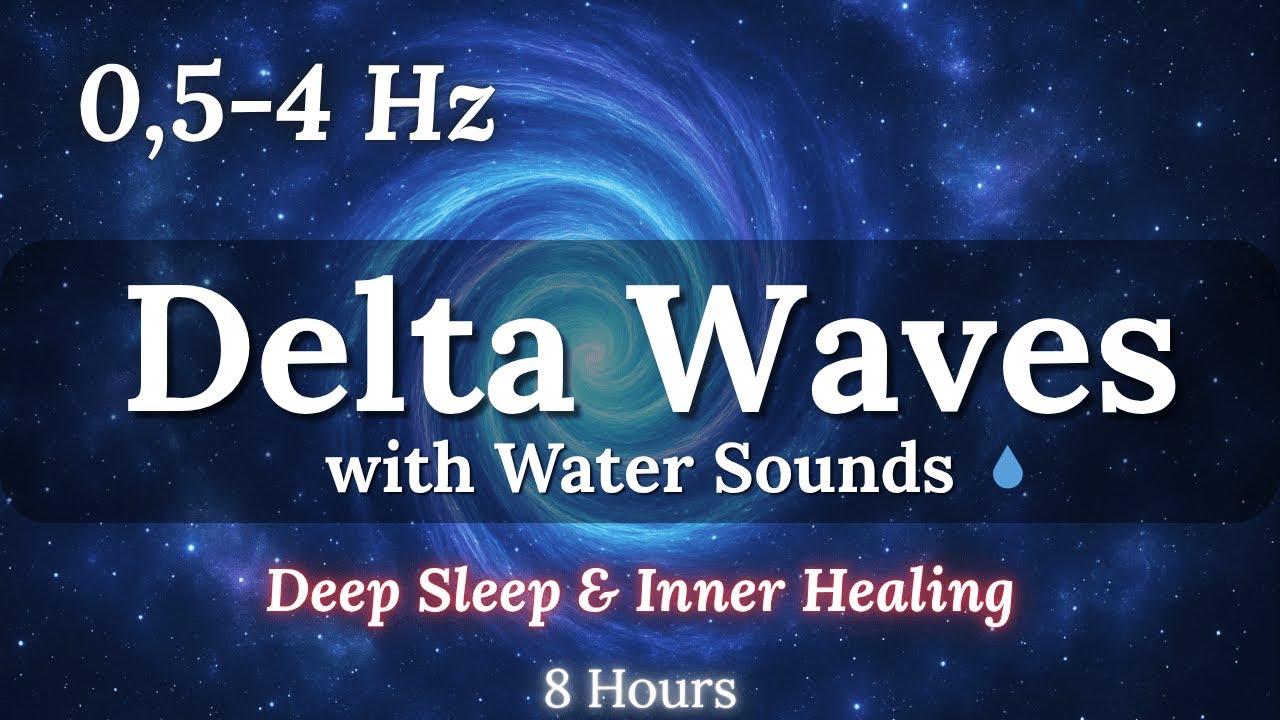 💧 8 Hours Delta Waves + Water Stream – Deep Sleep & Healing | 528 Hz ...