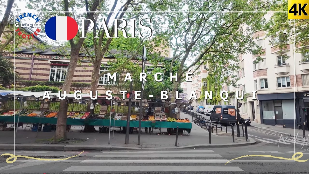Paris 13th Arrondissement Walking Tour🇫🇷Street Market Marché Auguste ...