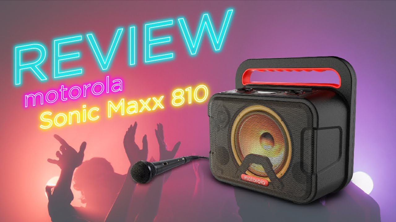 รีวิวลำโพงพกพา Motorola Sonic Maxx 810 - YouTube
