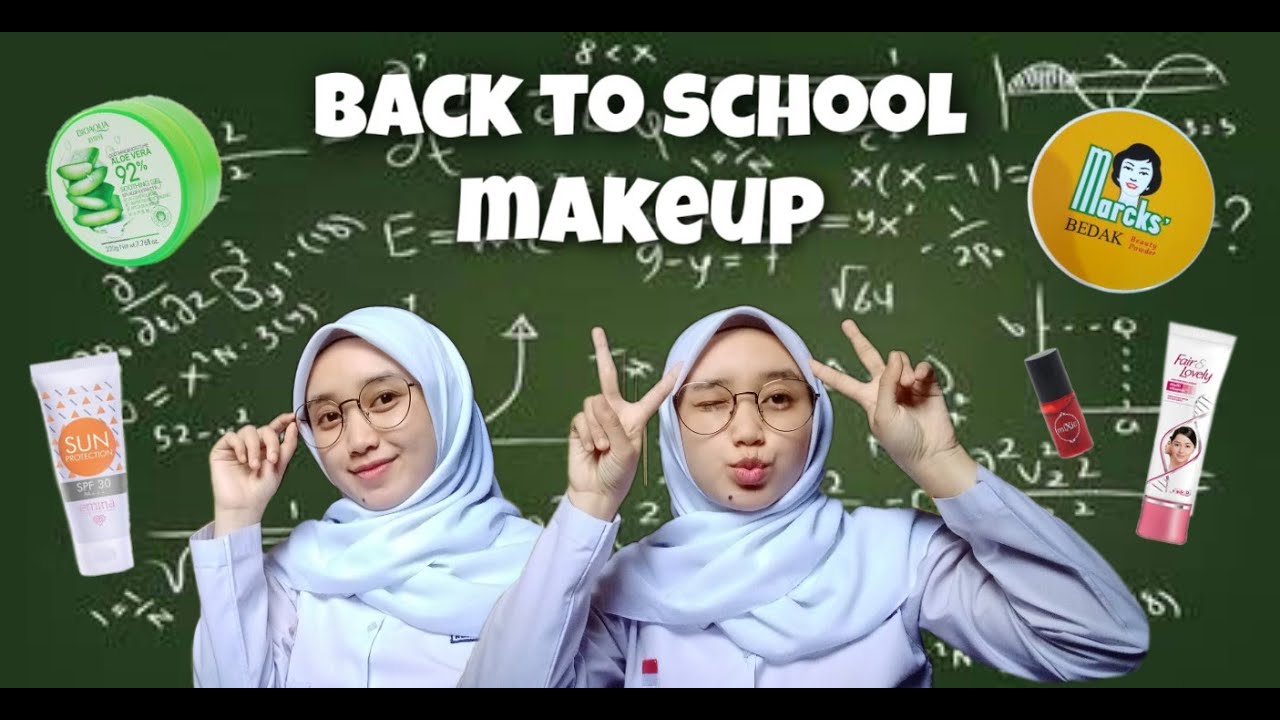 Tutorial makeup anak sekolah anti kusam | natural glowing makeup - YouTube