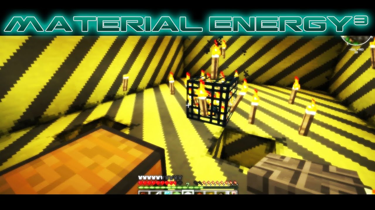 Minecraft modpack Material Energy cube episode 3 L'attaque des ...