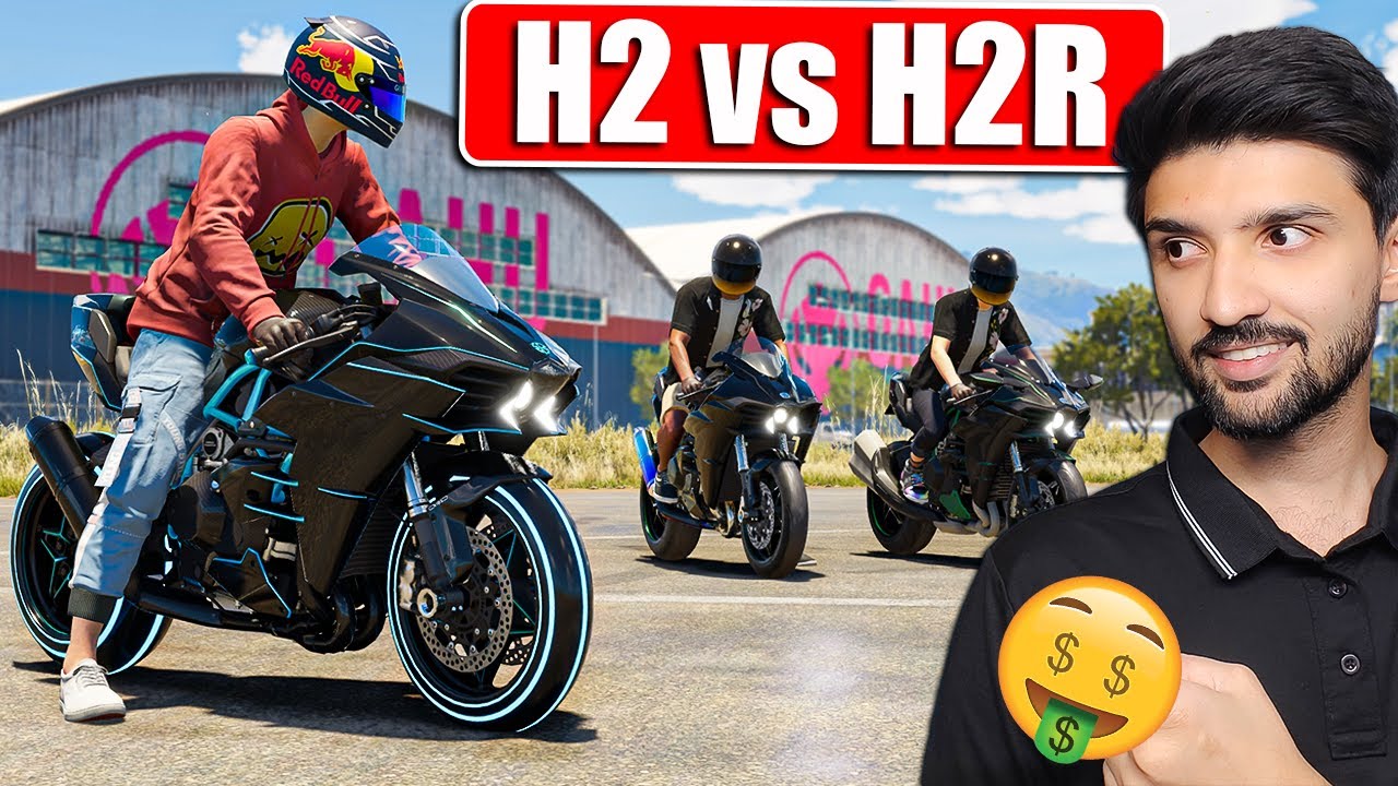 Kawasaki Ninja H2 vs H2R! FINALLY BOUGHT Ninja H2 and H2R 😍 | The Crew ...