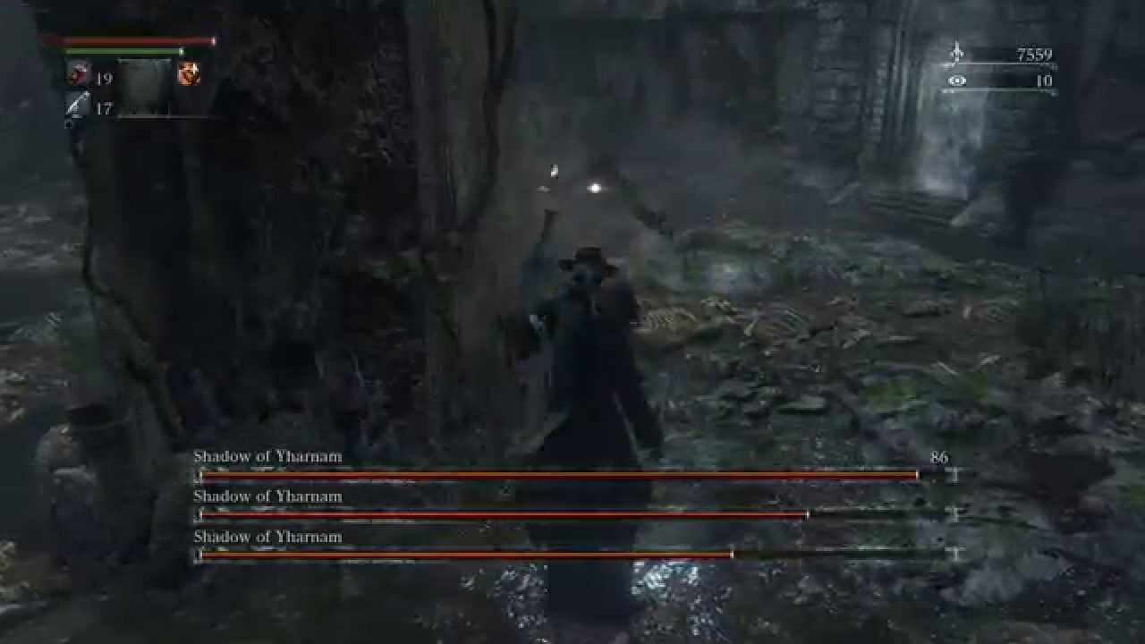 Bloodborne - Shadow of Yharnam boss fight - YouTube