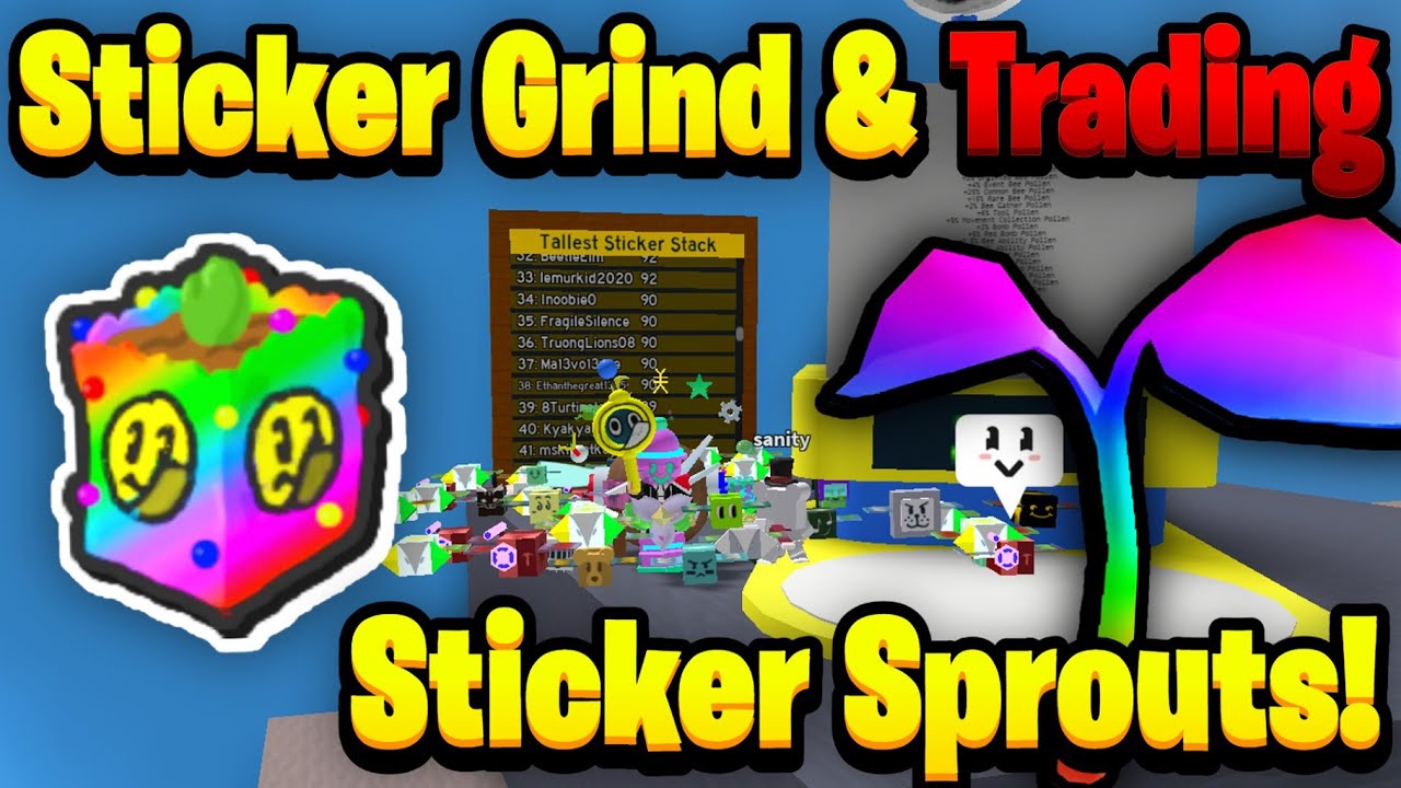 Sticker TRADING | Sticker Sprout Grinding | Im on the leaderboard lol ...