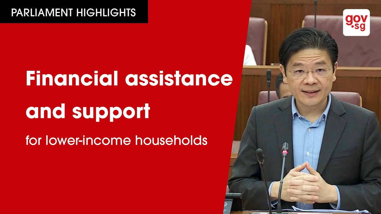 Financial assistance and support for lower-income households - YouTube