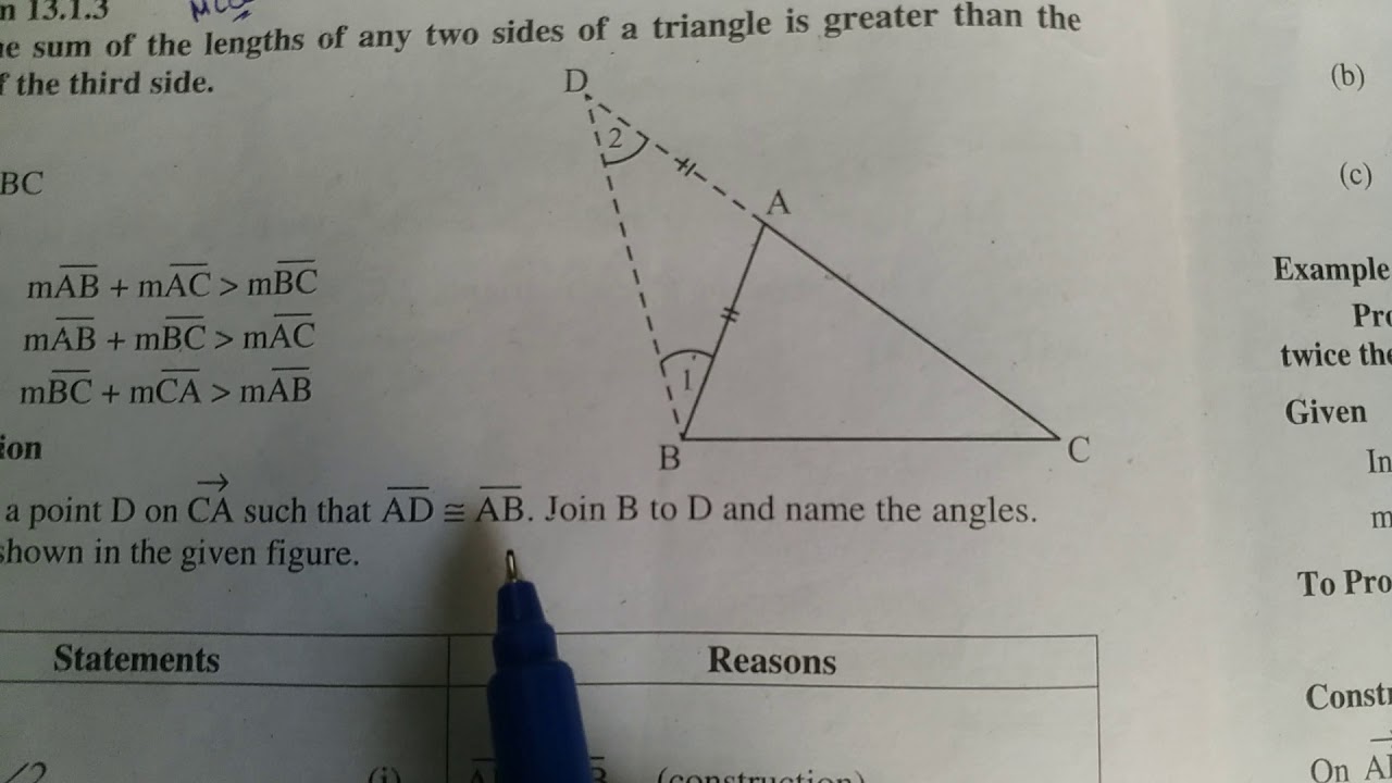 Theorem 13.3 maths 9 - YouTube