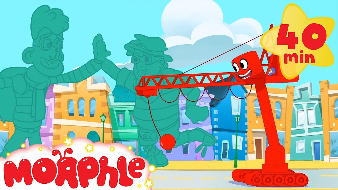 My Red Wrecking Ball | Morphle Vehicles | @Morphle TV | Mila and ...