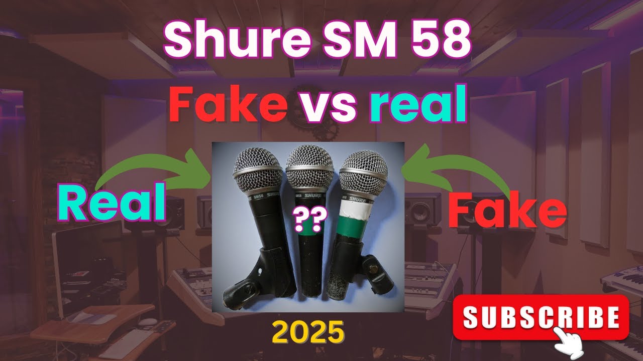 Shure SM58 Mic Review: How to Identify an original from fake - YouTube