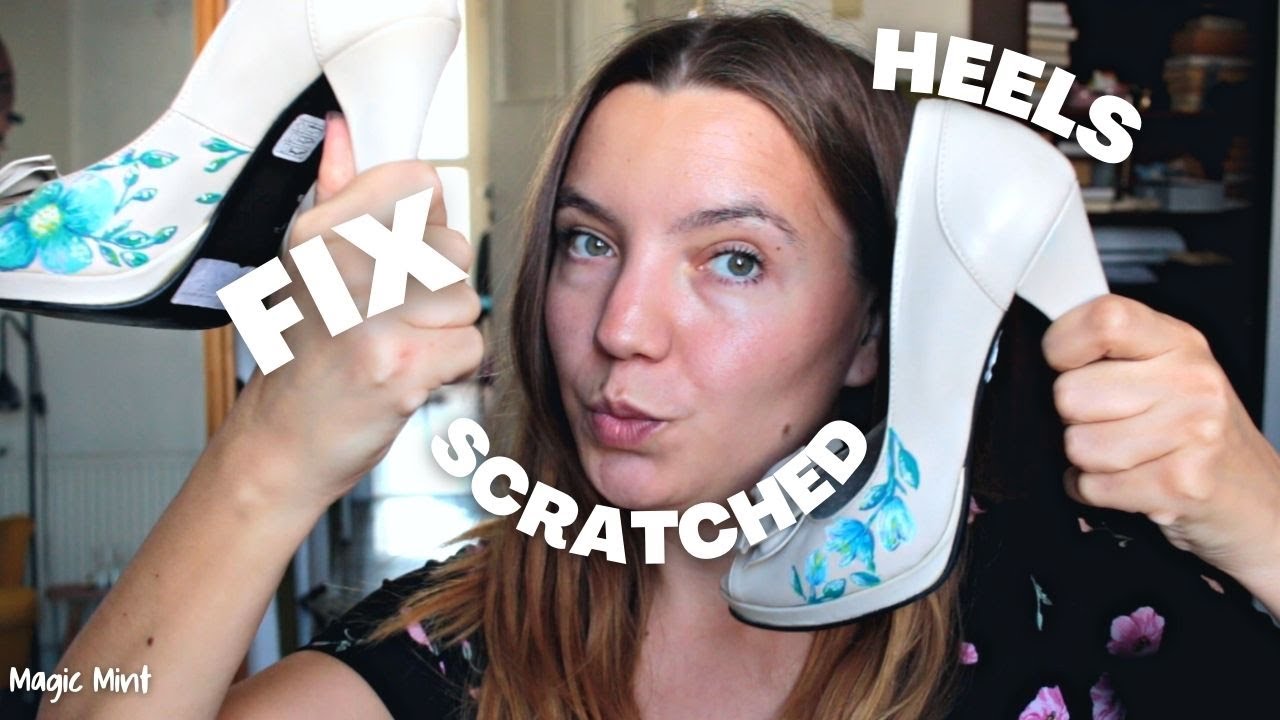Fix your scratched high heels - YouTube