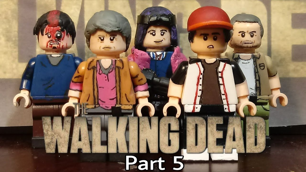 Custom Lego The Walking Dead minifigures part 5 showcase - YouTube