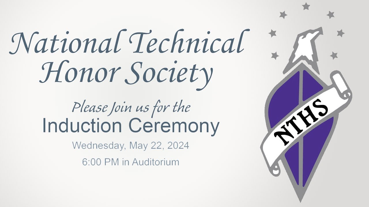 2024 National Technical Honor Society Induction Ceremony - YouTube