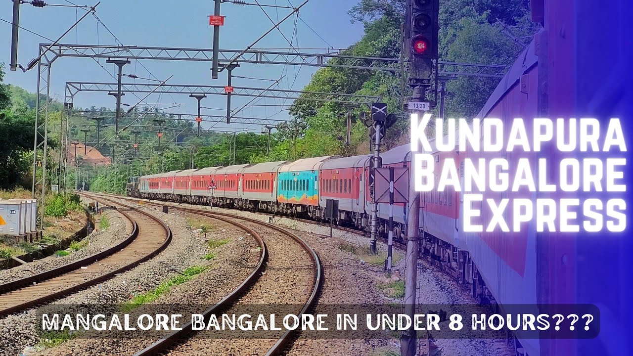 Kundapura - Bangalore Express Journey - FASTEST Train Ever from ...