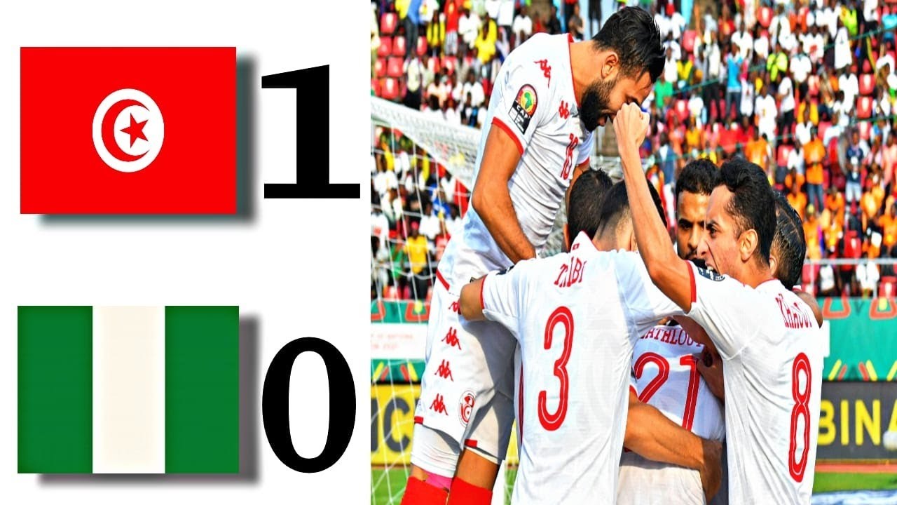 ملخص وأهداف مباراة منتخب تونس ضد نيجيريا 0 1 تأهل تونس ضد بوركينا