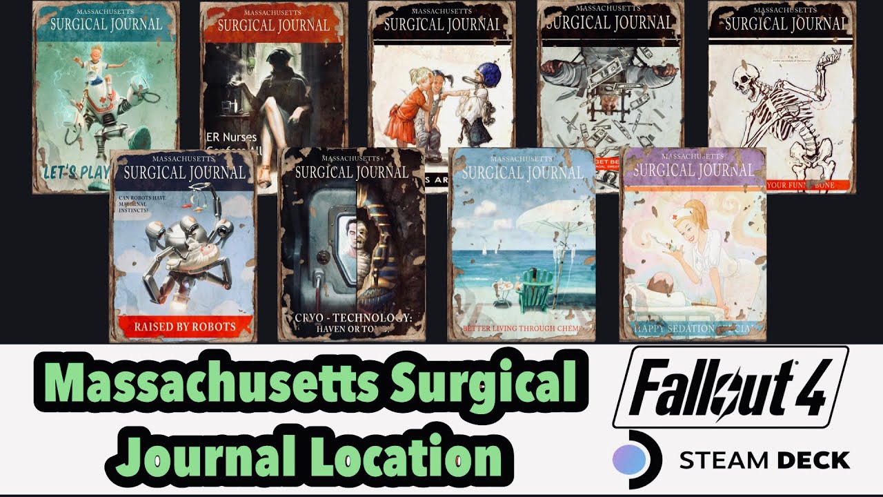 Fallout 4: Massachusetts Surgical Journal Magazine Comic Book Location ...