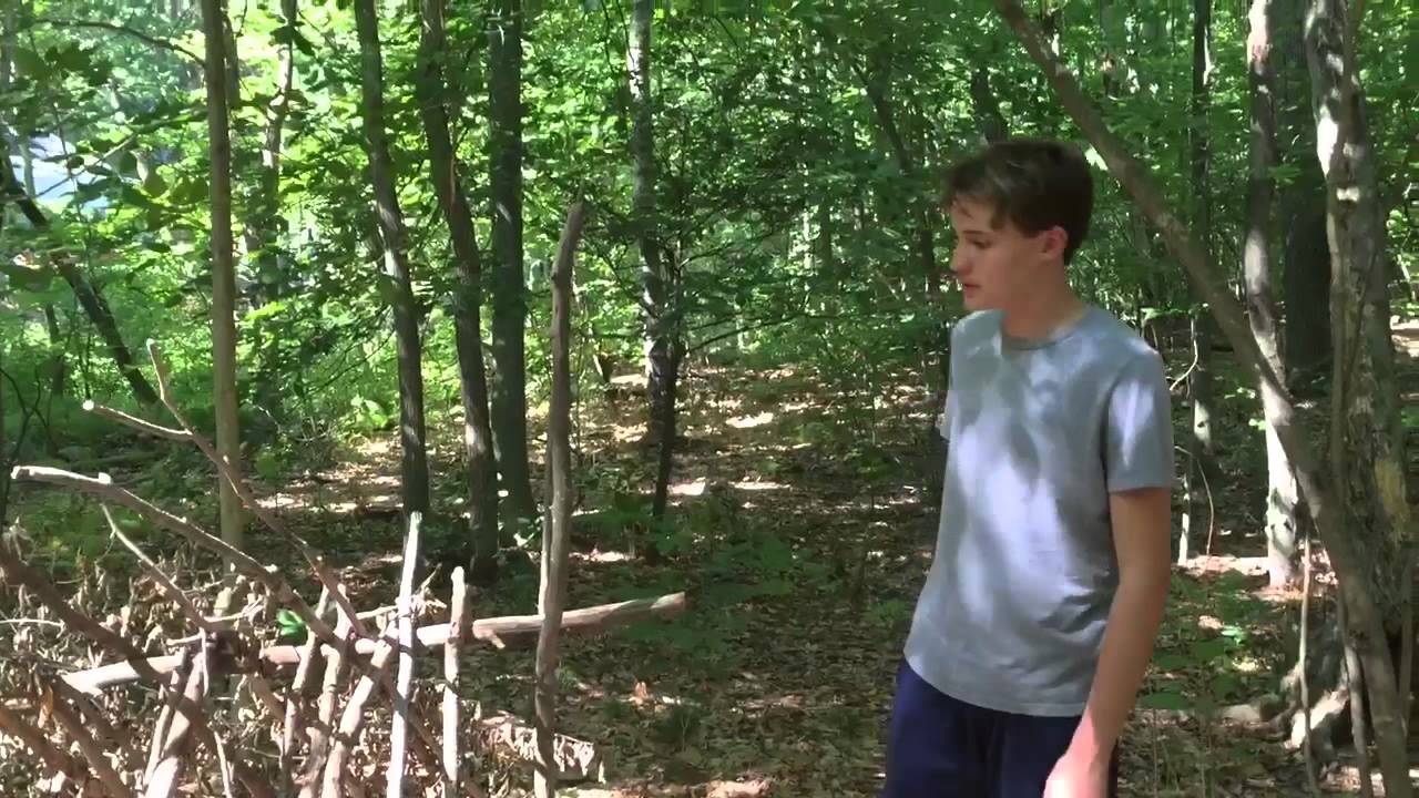 Outdoor Survival: How to make lean-to's and forts - YouTube