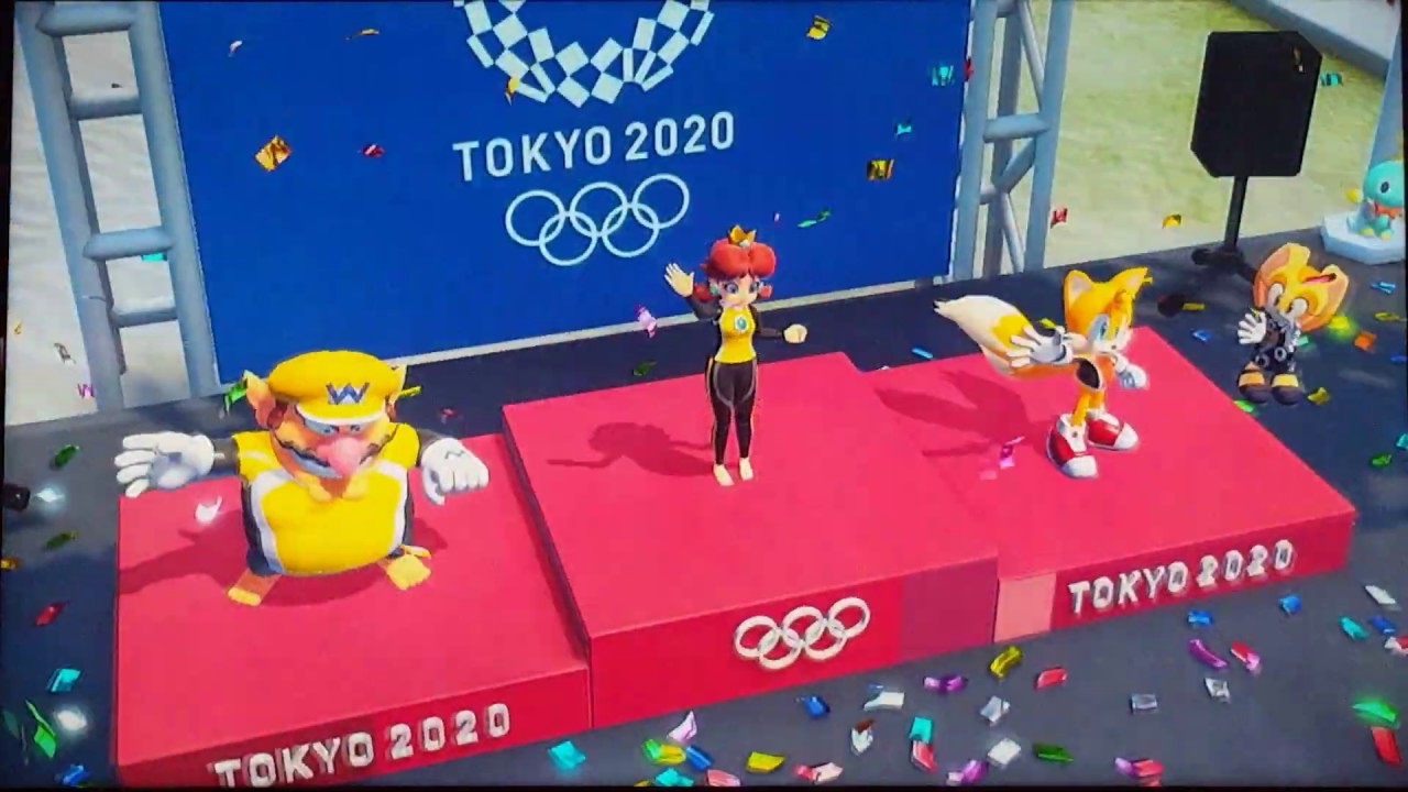Mario & Sonic Tokyo 2020 Surfing #46 (Daisy) - YouTube
