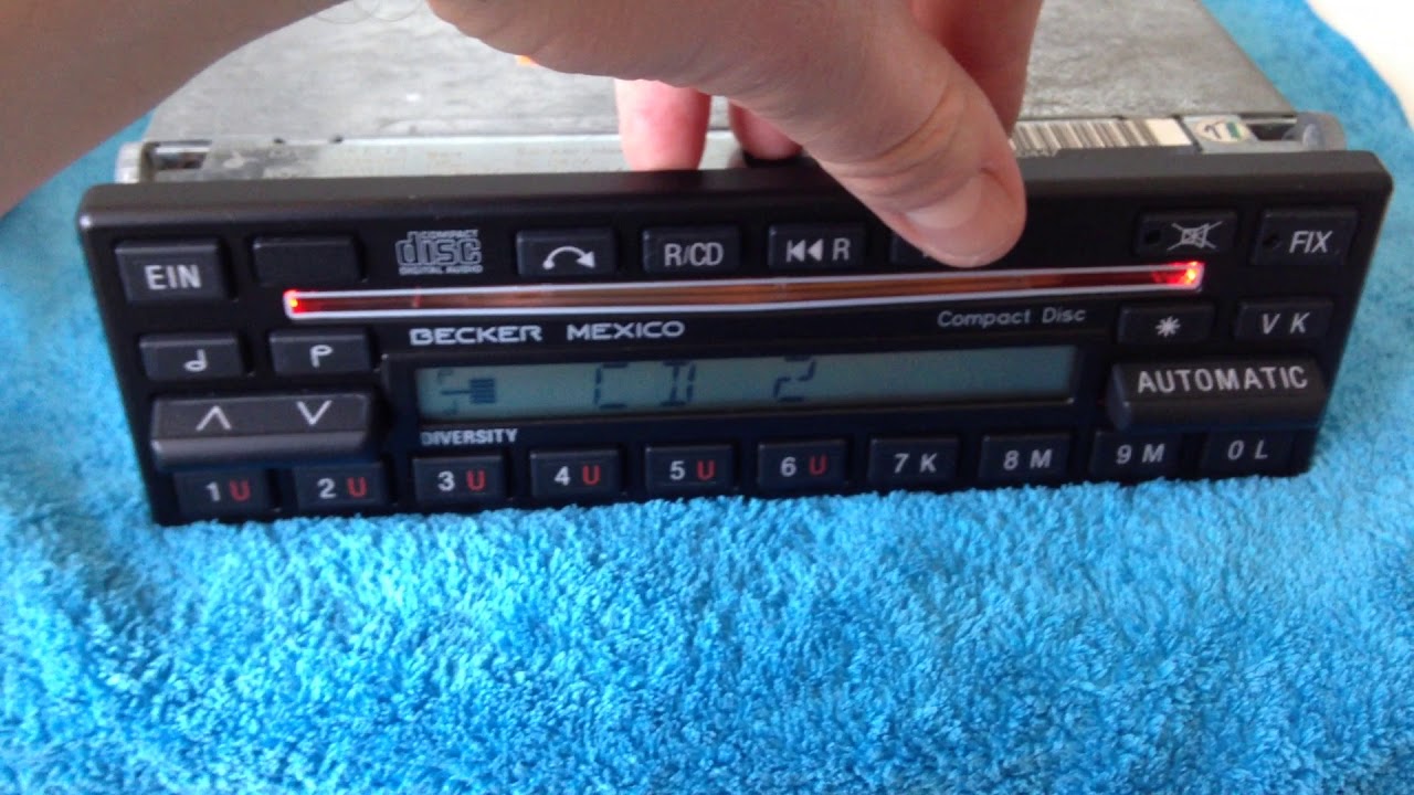 Becker Mexico Compact Disc BE0876 X - YouTube