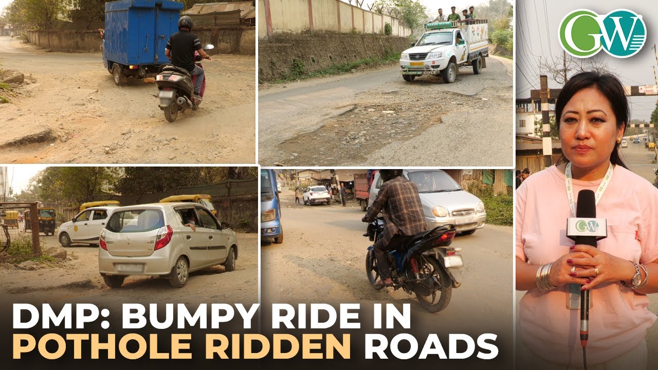 DMP: BUMPY RIDE IN POTHOLE RIDDEN ROADS - YouTube