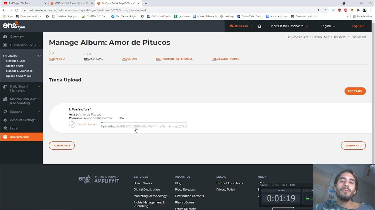 Erro de UPLOAD de música na ONERPM - RESOLVIDO! - YouTube