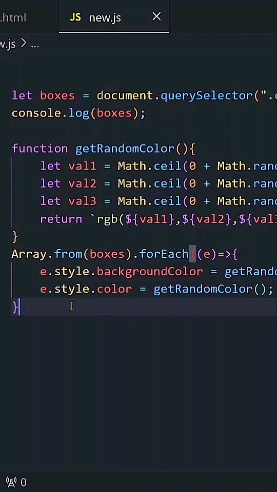 Generate 🎨 Random Color Using Javascript Shorts Coding Programming Javascript Randomcolor