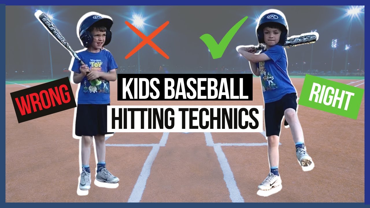 Learn How to Hit in Baseball for Beginners. Hitting Techniques for Kids ...