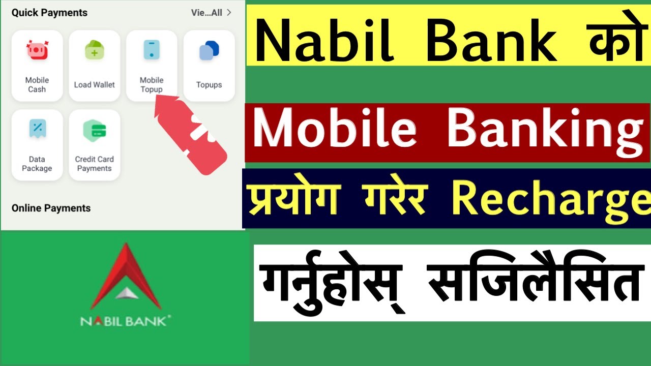 Nabil Bank Mobile Banking | Mobile Banking Bata Recharge Kasari Garne ...