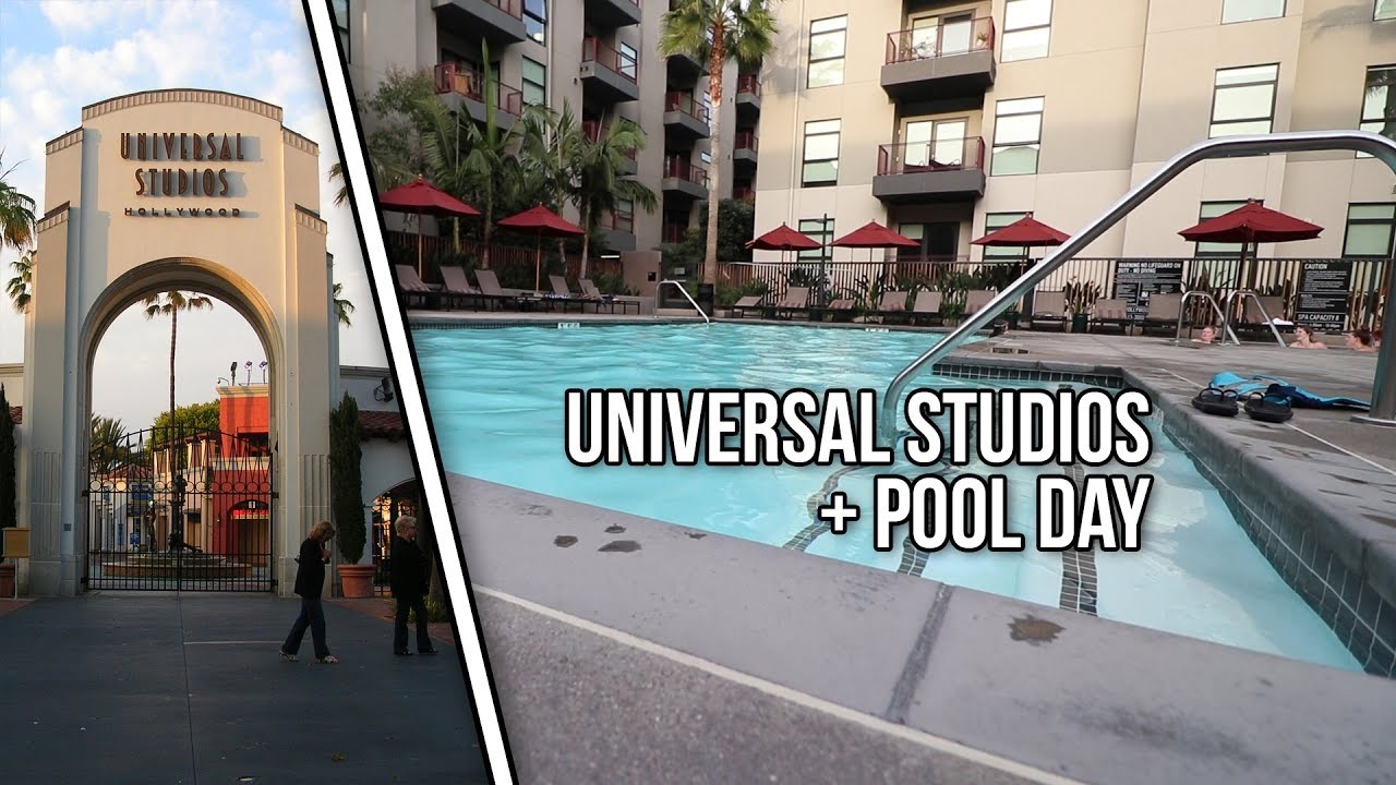 Swimming at the Pool + Universal Studios in ONE Day! - YouTube
