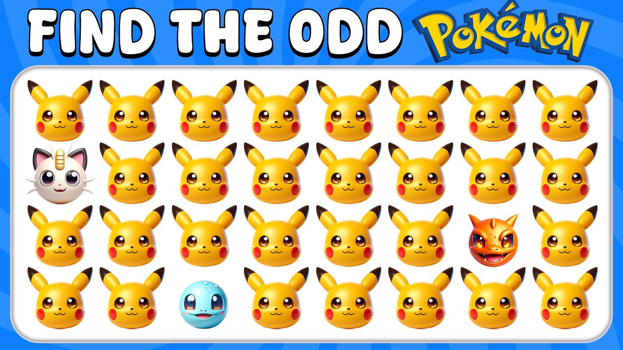 Find the Odd One Out - Pokemon Edition ⚡🧩 | Quiz Bee - YouTube