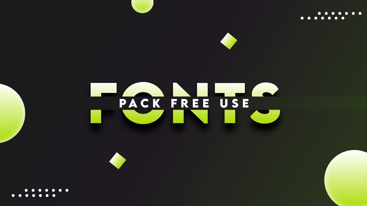 Popular Fonts Pack | Youtuber And Designer | Fonts Pack Free Download ...