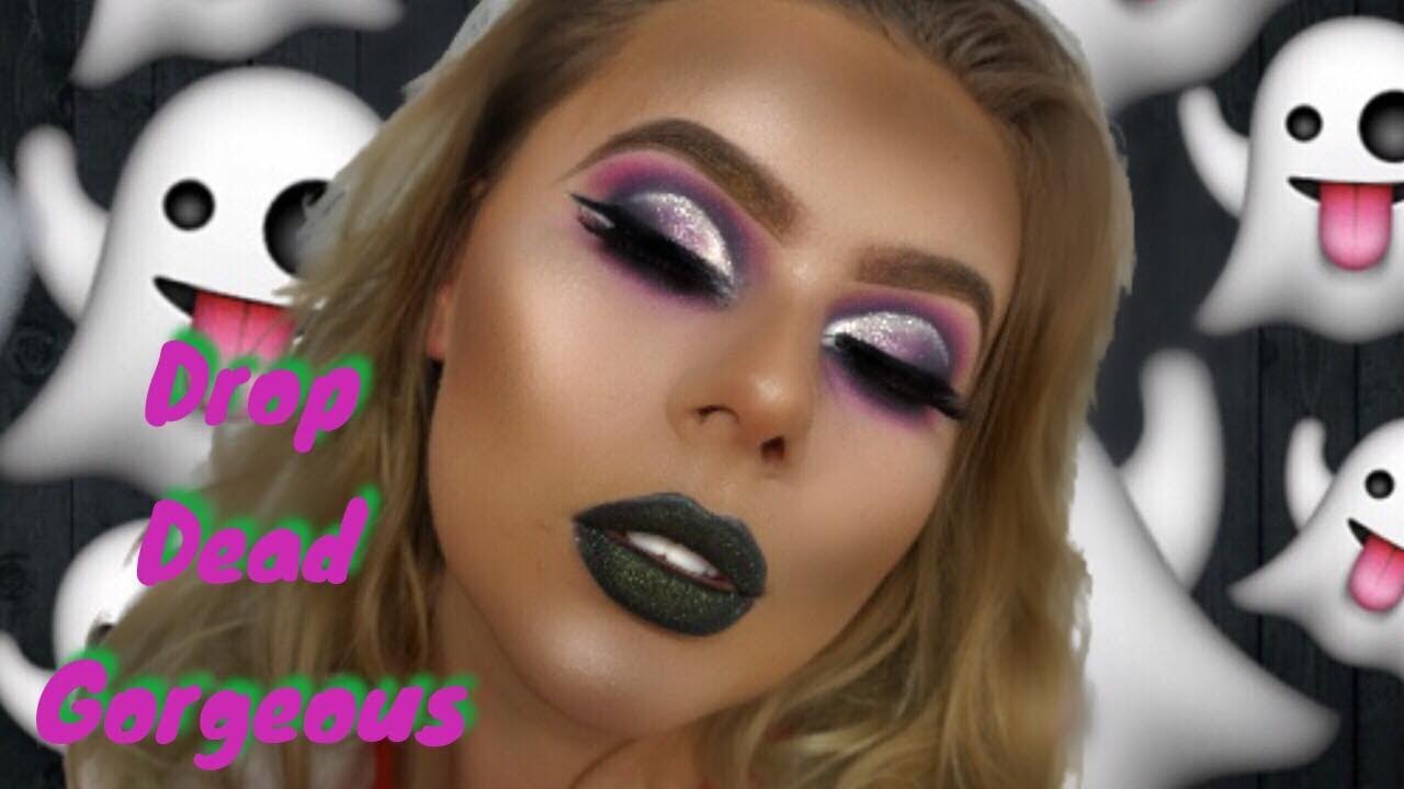 DROP DEAD GORGEOUS HALLOWEEN MAKEUP TUTORIAL | Sabrina Nicole - YouTube