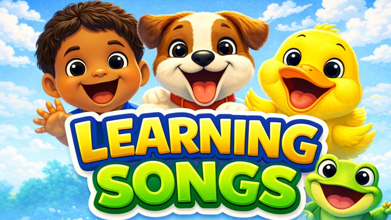 Fun Learning Songs for Kids 🎶 | Animals, ABCs, Numbers & Family Fun (10 ...