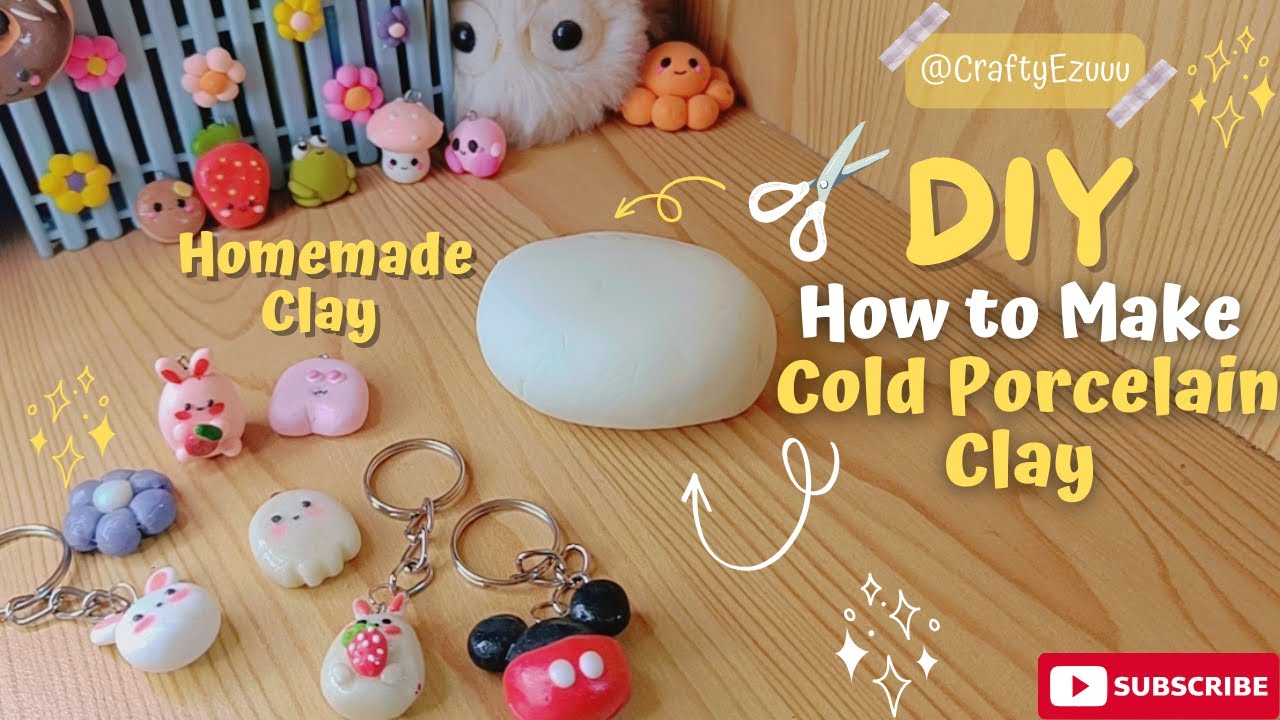 Create Stunning Crafts with Homemade Cold Porcelain Clay | @Crafty ...