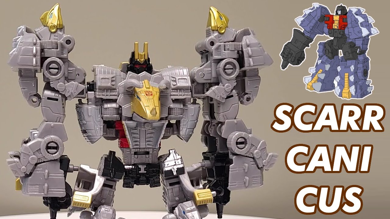 Transformers Legacy Evolution Core Class Scarr and Grimlock Volcanicus ...