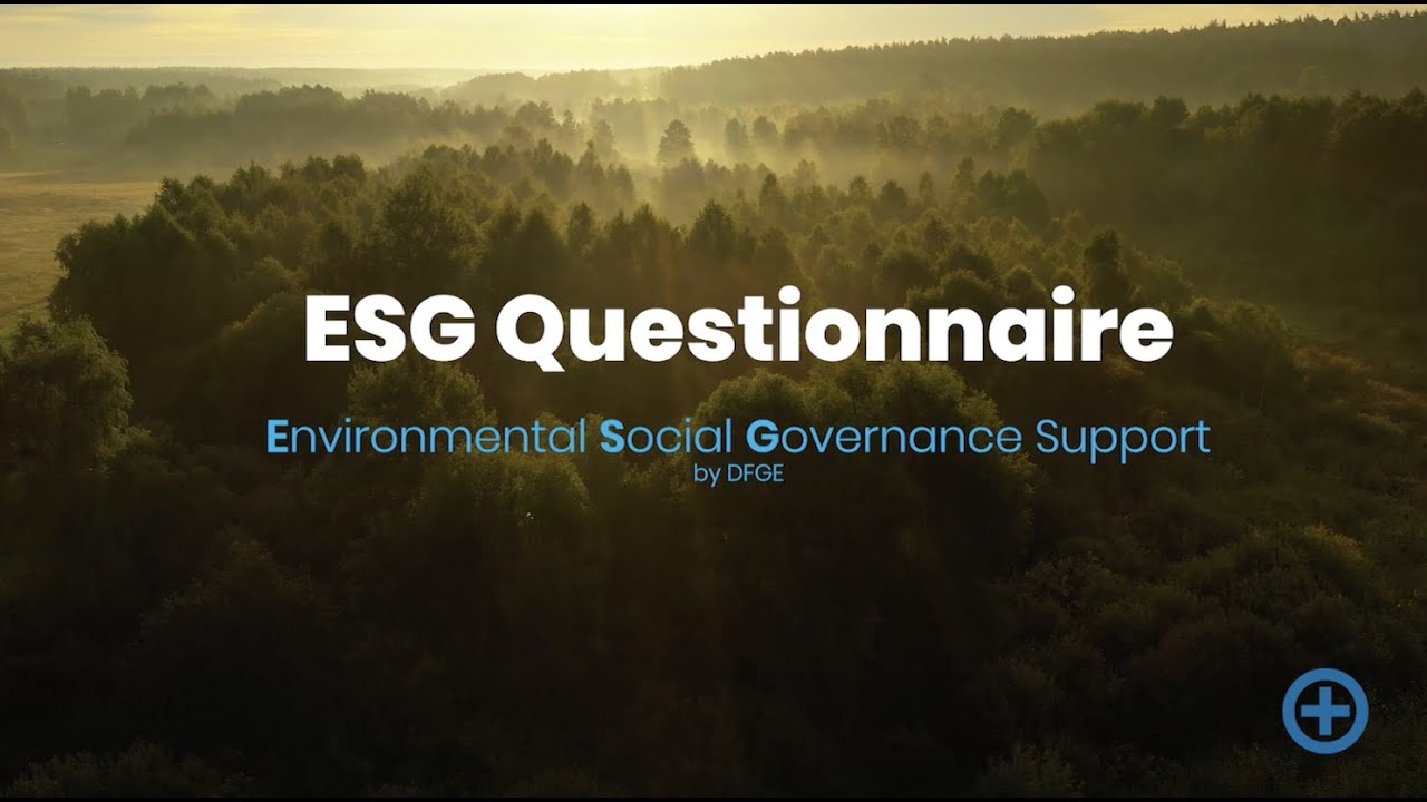 DFGE | ESG Questionnaire - Determine the status quo of your ESG ...
