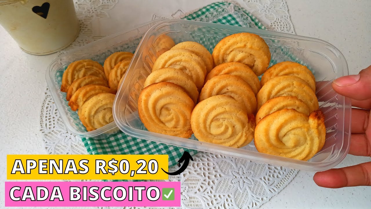 GANHE DINHEIRO COM BISCOITOS CASEIROS I RECEITA DE BISCOITO SEM OVO I ...