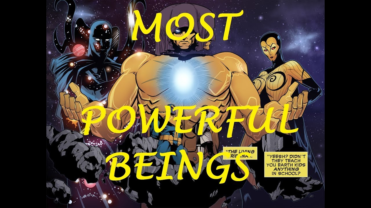 Top 25 most powerful beings in comics - YouTube