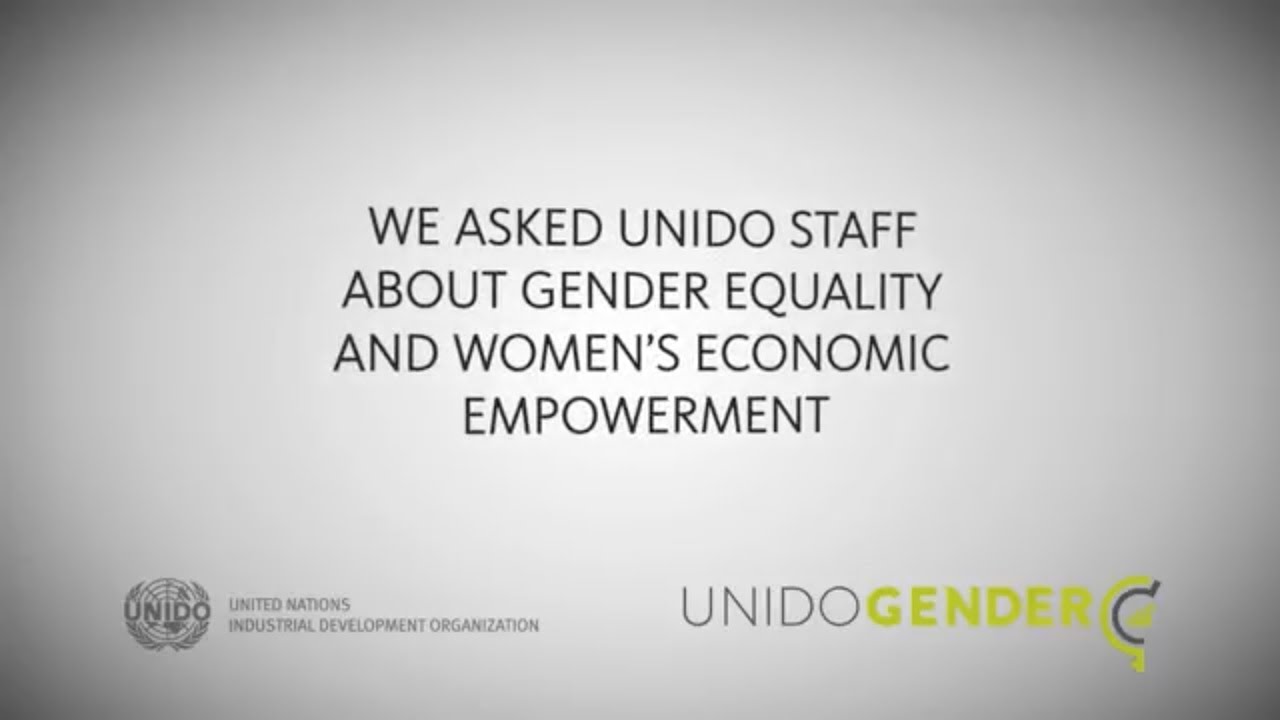 UNIDO staff talk about gender equality and women's empowerment - YouTube