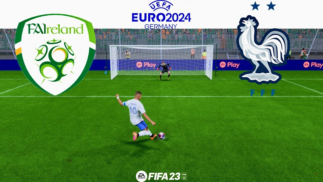 IRELAND vs FRANCE [Penalty shootout] FIFA 23 - YouTube