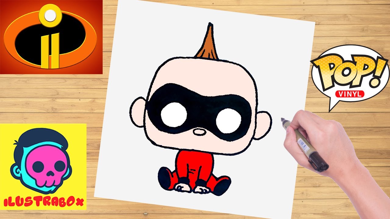 como dibujar a jack jack increibles 2 / how to draw jack jack ...