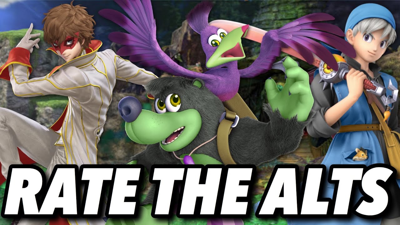 Rate the Alts in Smash Bros Ultimate: Fighters Pass 1 - YouTube