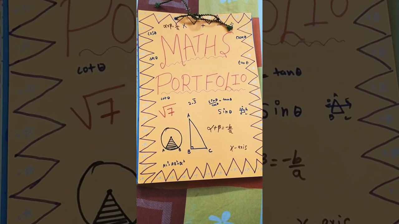 Maths Portfolio Class 10 - YouTube